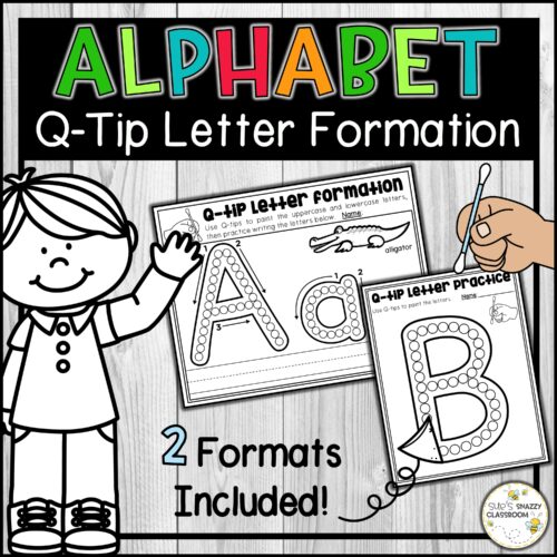 Alphabet Q-Tip Painting | ABC Letter Formation | Fine Motor Skills ...