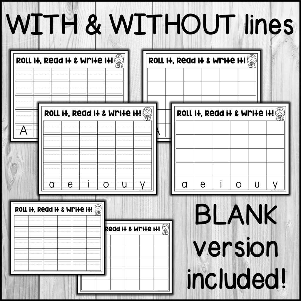 Letter Recognition and Formation - Roll it, Read it, Write it Alphabet ...