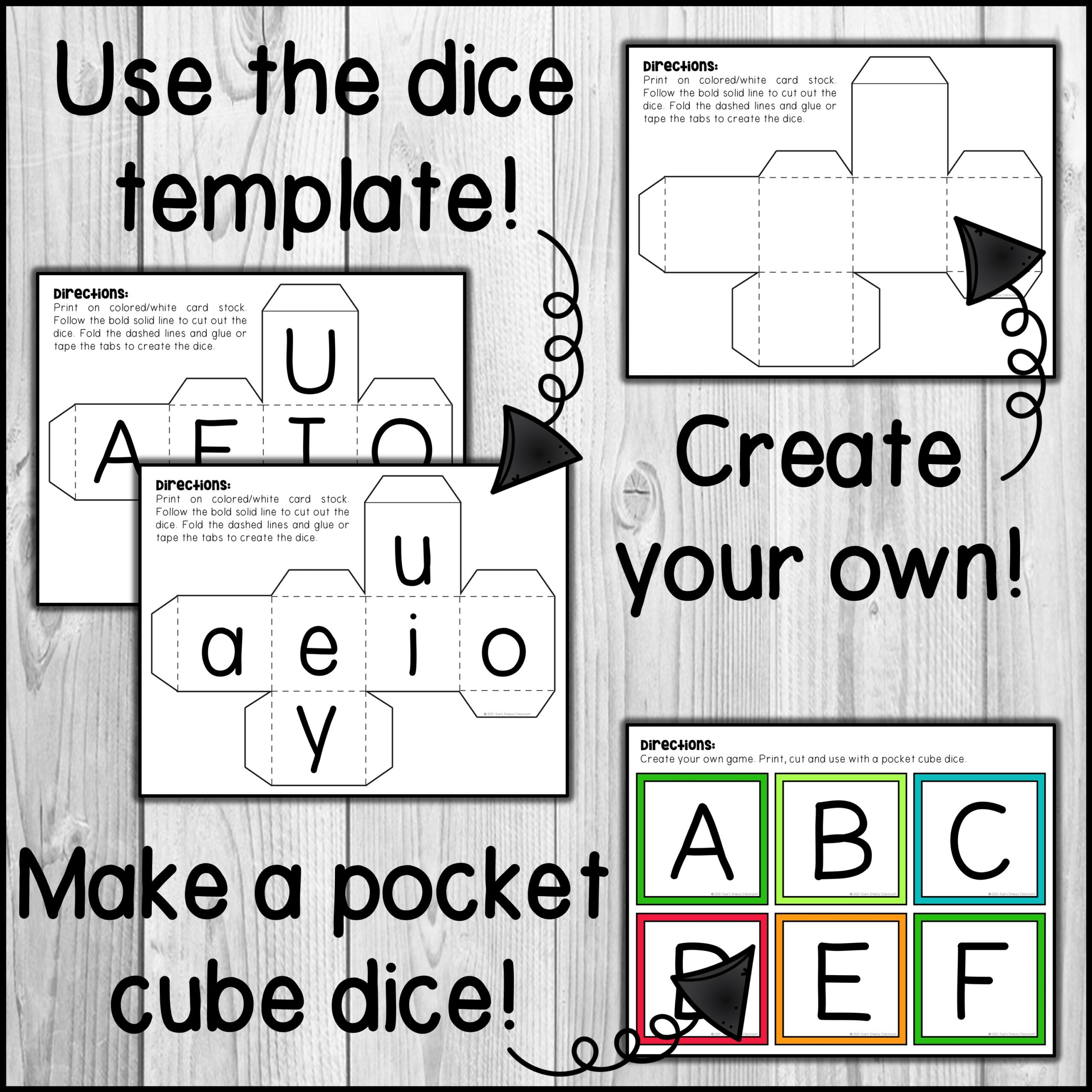 Letter Recognition and Formation - Roll it, Read it, Write it Alphabet ...