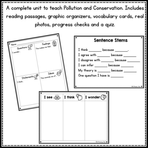 Pollution and Conservation Complete Science Unit - Made By Teachers