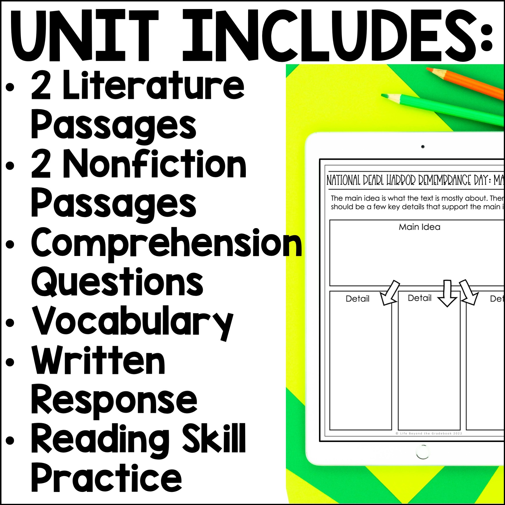 December Reading Comprehension Passages | Monthly Reading Passages ...