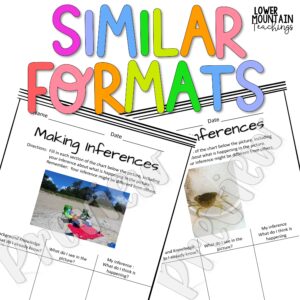 Making Inferences From Pictures Digital and Paper | Made By Teachers
