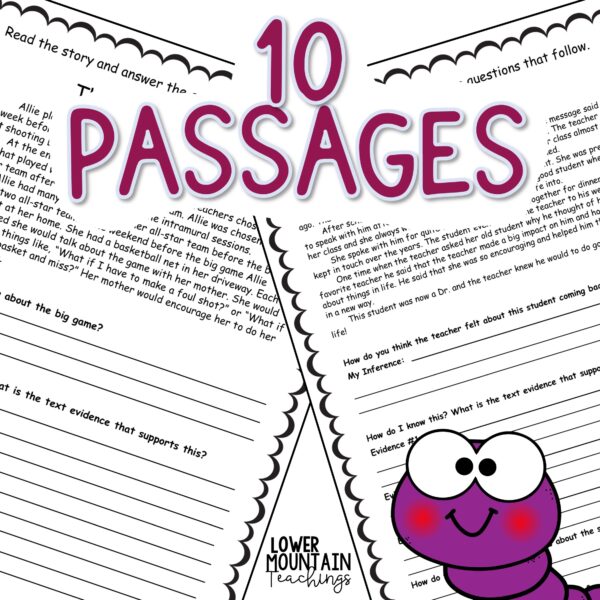 Inferencing Passages and Finding Text Evidence #2! | Made By Teachers