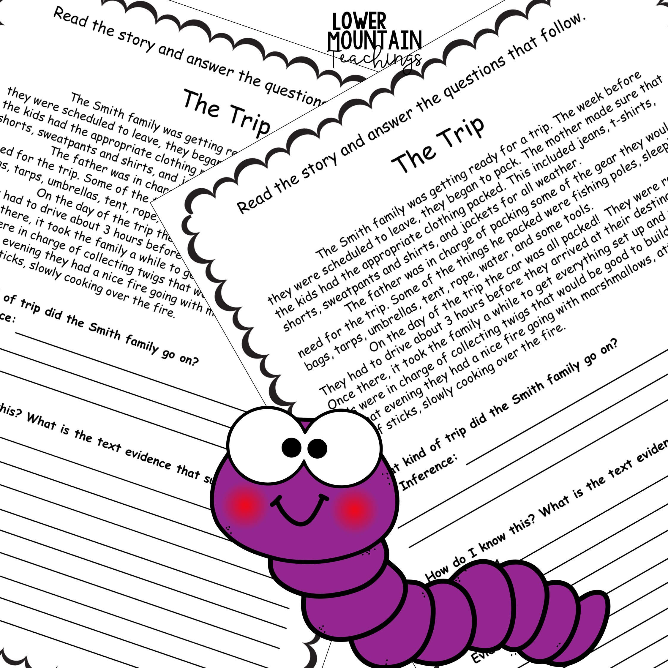 Inferencing Passages and Finding Text Evidence #2! | Made By Teachers