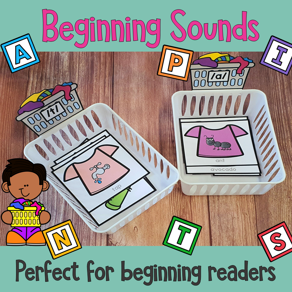 Hanging Out the Clothes Beginning Sound Activity for Pre-K and ...