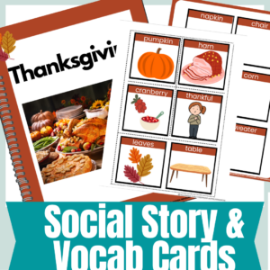Thanksgiving Mini Unit Ideal for Teaching Table Manners Autism ...
