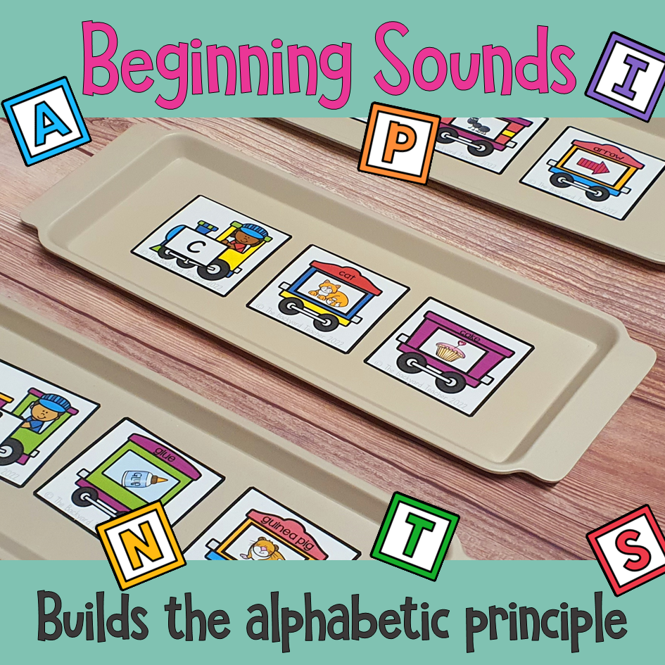 Here Comes the Train Beginning Sounds Game for Pre-K and Kindergarten ...