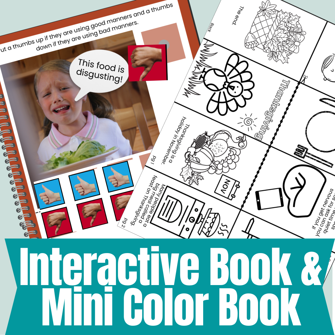 Thanksgiving Mini Unit Ideal for Teaching Table Manners Autism ...