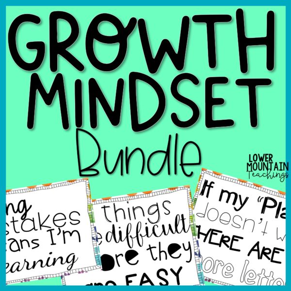 Growth Mindset Bulletin Board and Digital Writing Activity - Made By ...