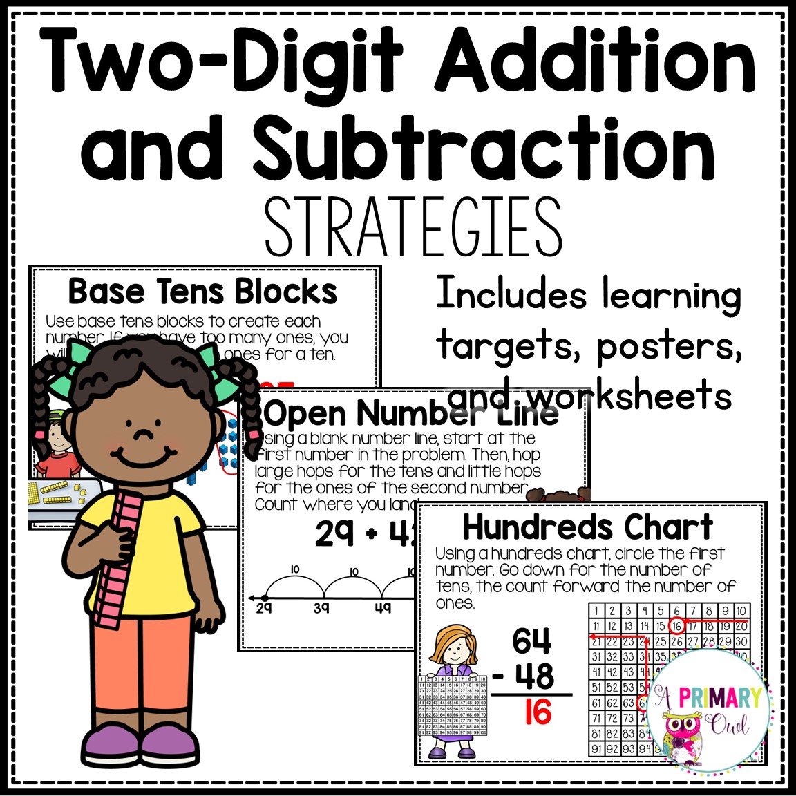 Two Digit Addition And Subtraction Strategies Made By Teachers