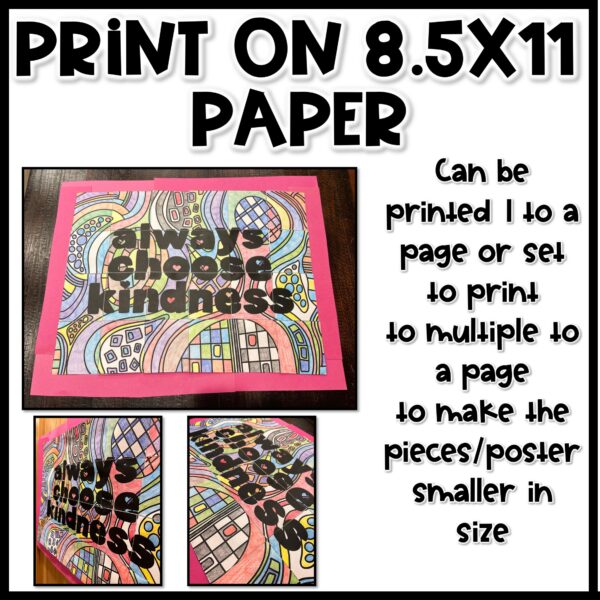 Class Collaborative Poster Always Choose Kindness Activity | Made By ...