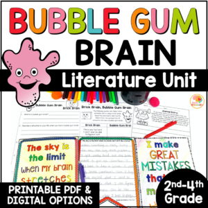Bubble Gum Brain by Julia Cook Activities | Made By Teachers