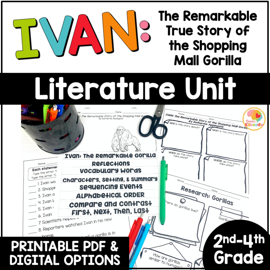 Ivan The Remarkable True Story of the Shopping Mall Gorilla Activities ...