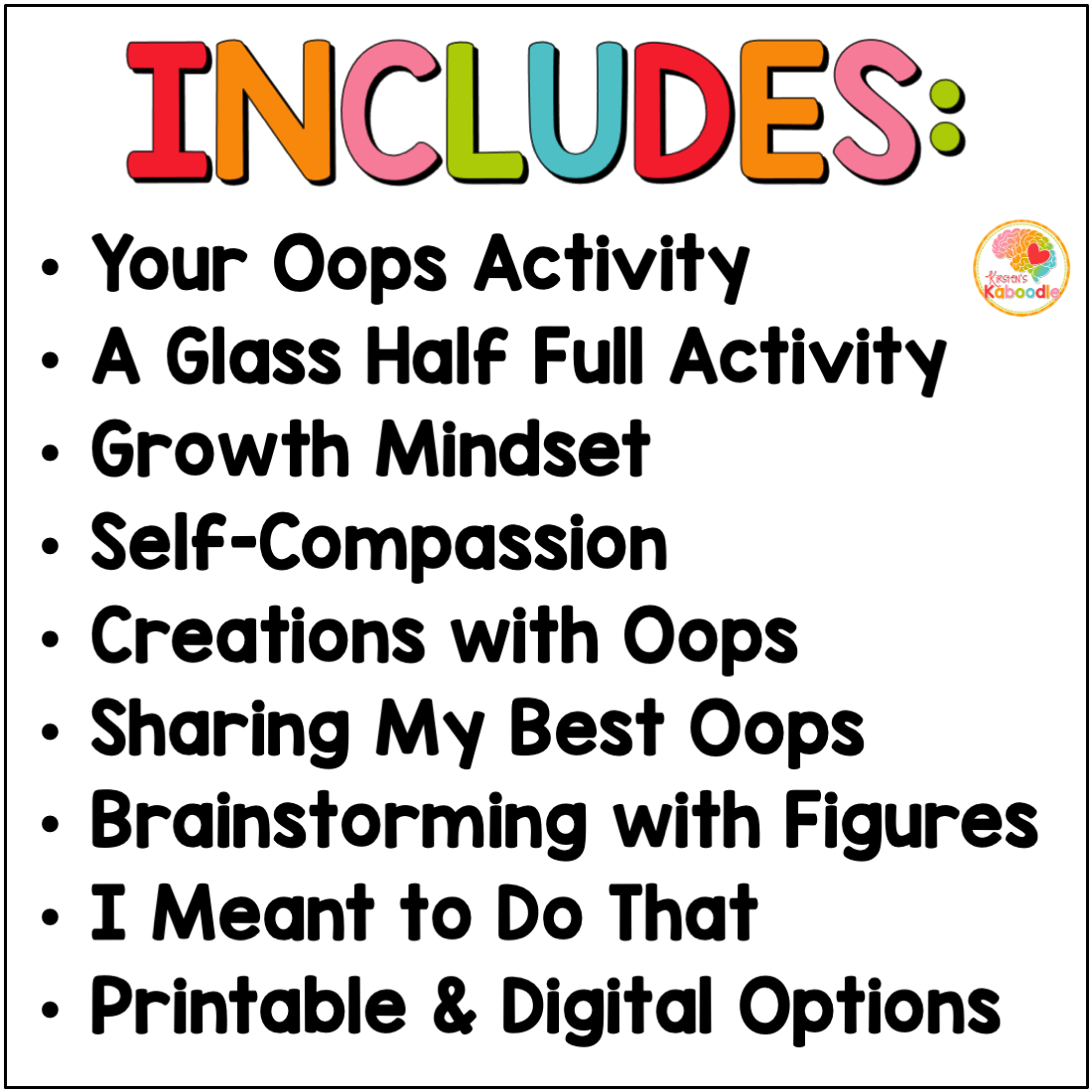 Beautiful Oops by Barney Saltzberg Literature Unit Activities | Made By ...