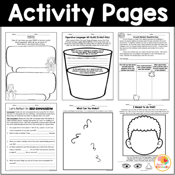 Beautiful Oops by Barney Saltzberg Literature Unit Activities - Made By ...