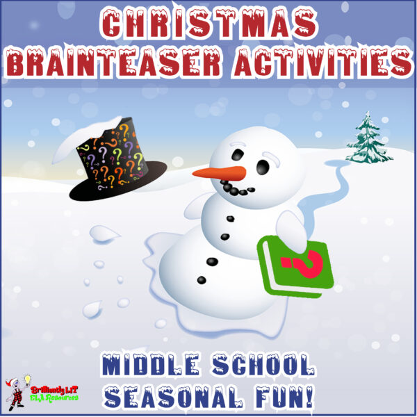 CHRISTMAS BRAIN TEASER MYSTERY STORIES, RIDDLES & PUZZLES FOR MIDDLE ...