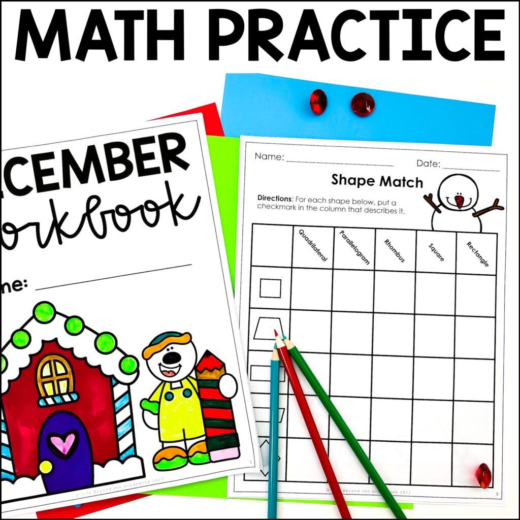 December Math and Reading Packet | 3rd Grade Christmas Math & Reading ...