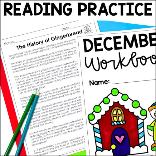 December Math and Reading Packet | 3rd Grade Christmas Math & Reading ...