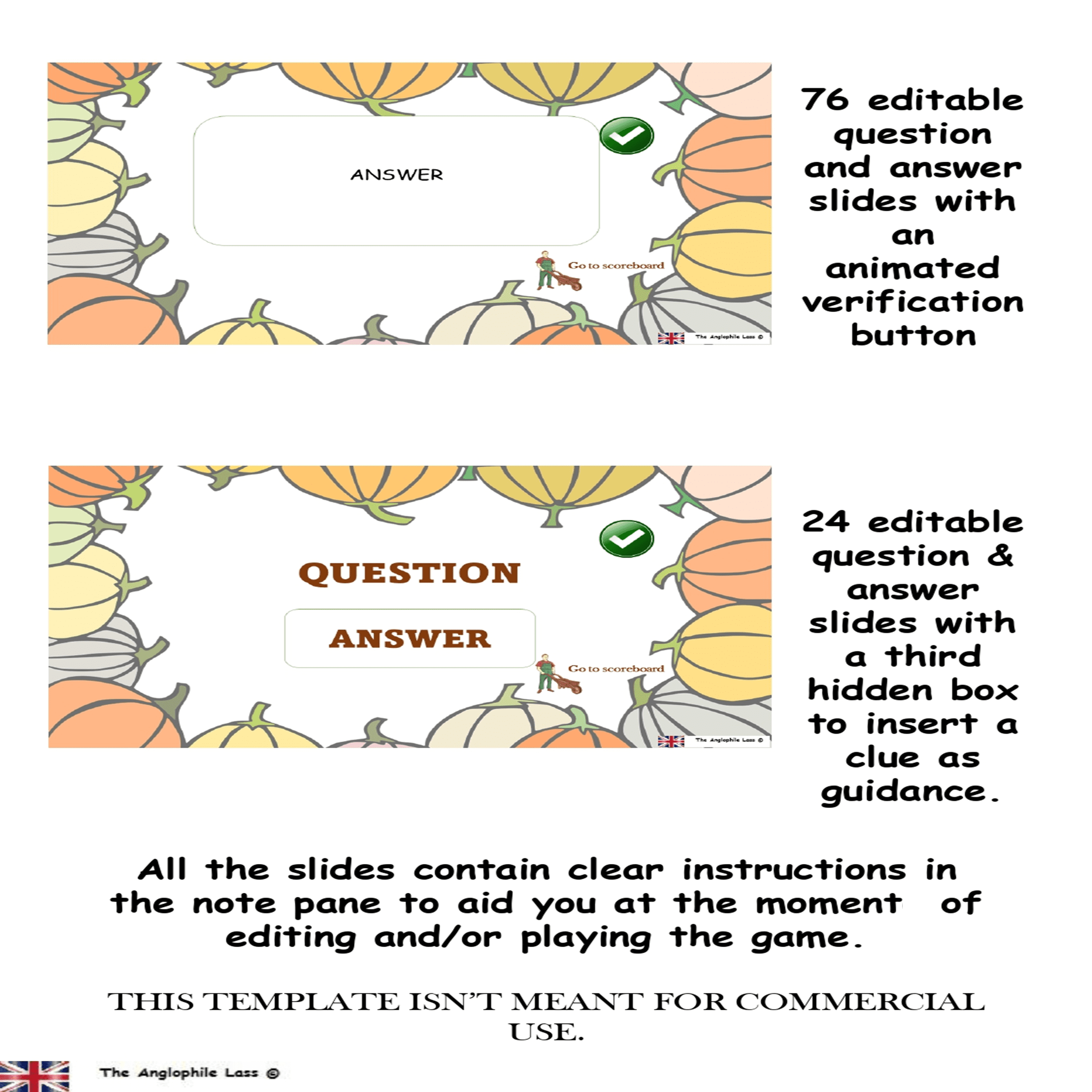 Pumpkin game template | AUTUMN | FALL | ALL SUBJECTS | | Made By Teachers