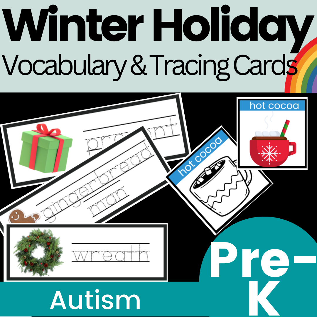Winter Holiday Social Skills Bundle for Preschool Autism Special ...