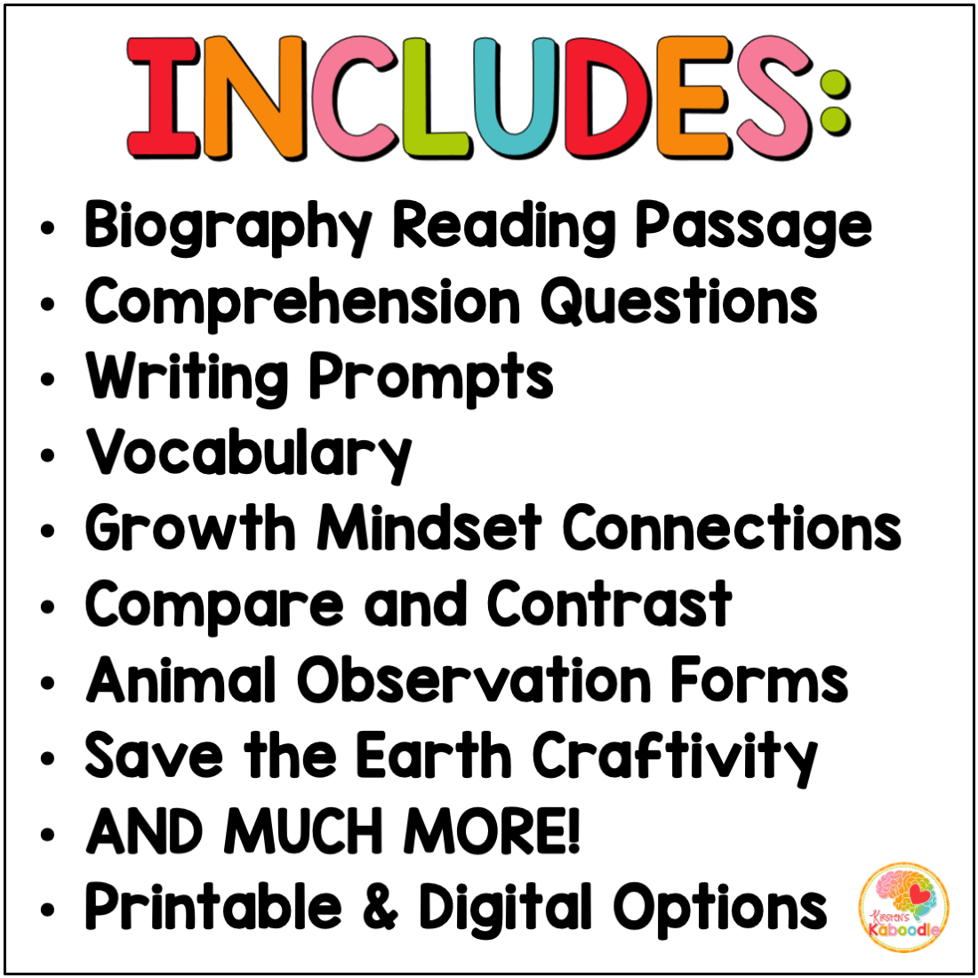 I am Jane Goodall by Brad Meltzer Literature Unit Activities | Made By ...