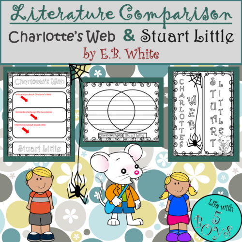 Charlotte's Web and Stuart Little Activities Literature Comparison ...