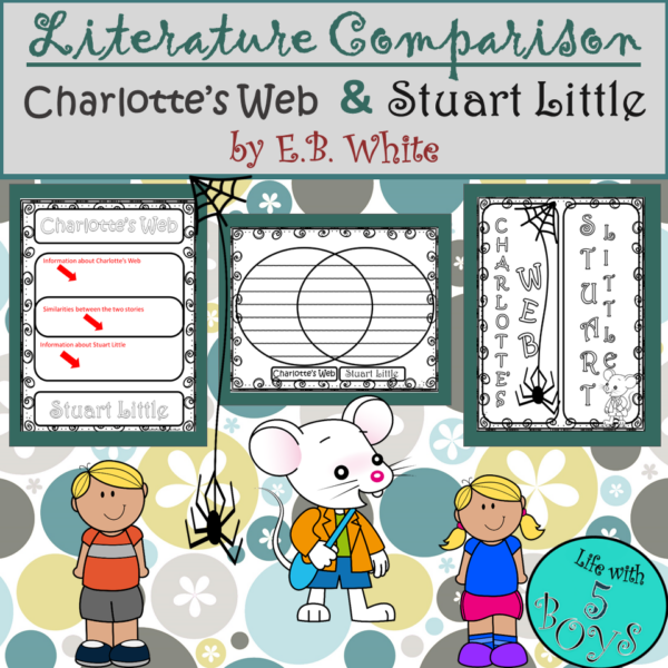 Charlotte's Web and Stuart Little Activities Literature Comparison ...