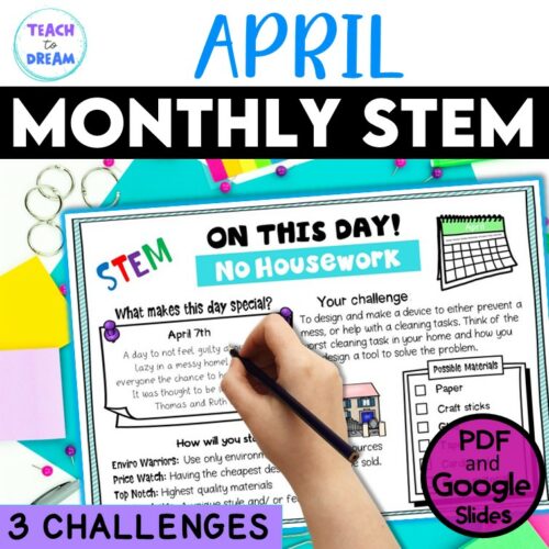MARCH STEM Challenges | MARCH Monthly STEAM Activities | Made By Teachers