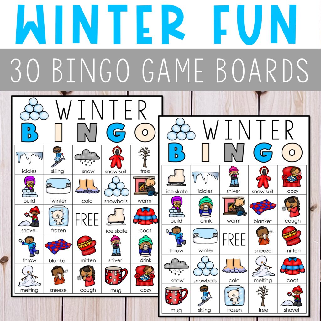 Winter Bingo Game Activity | Made By Teachers