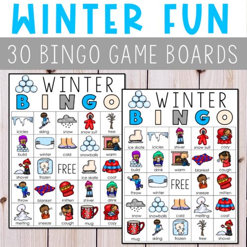 Winter Bingo Game Activity | Made By Teachers