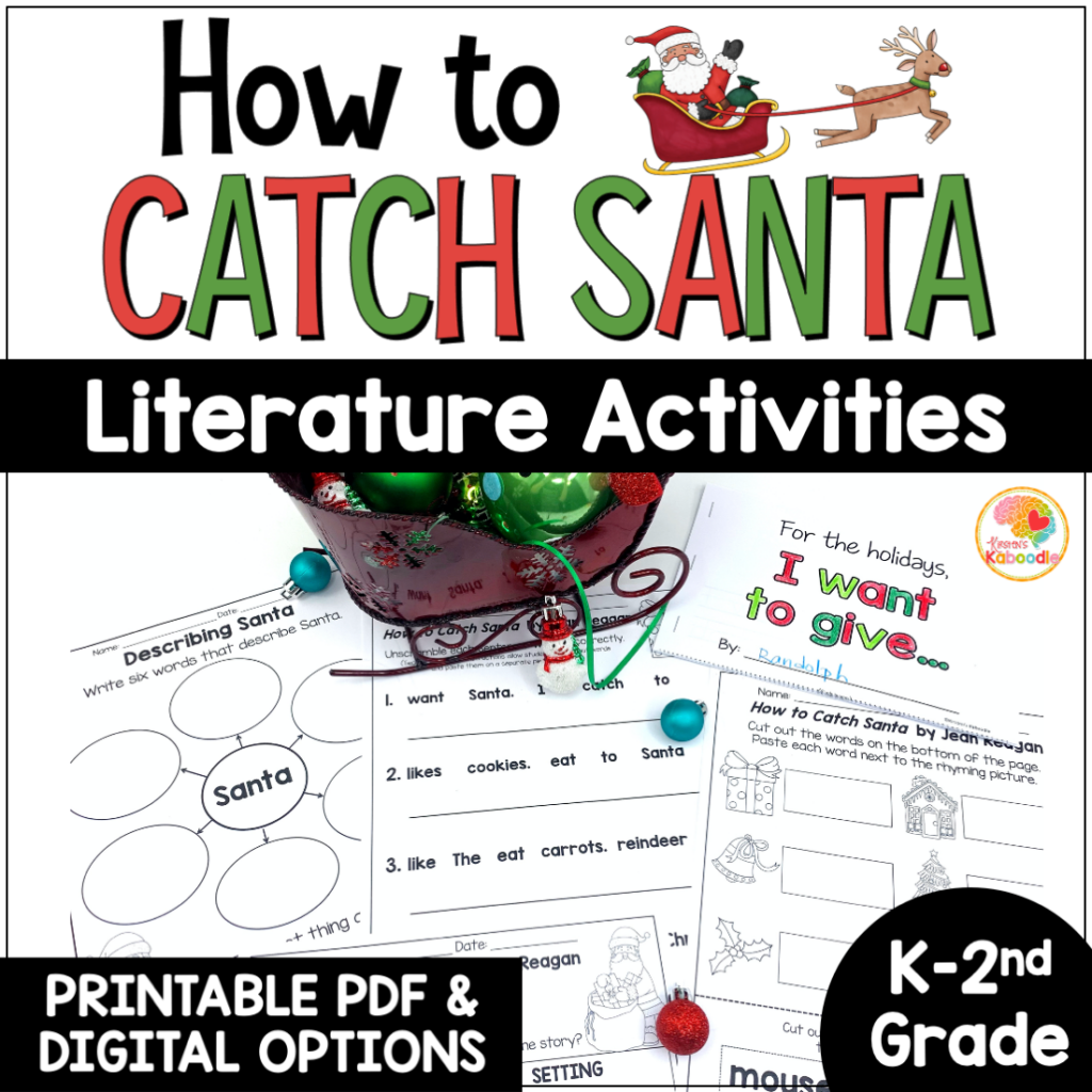 How to Catch Santa by Jean Reagan Activities | Made By Teachers