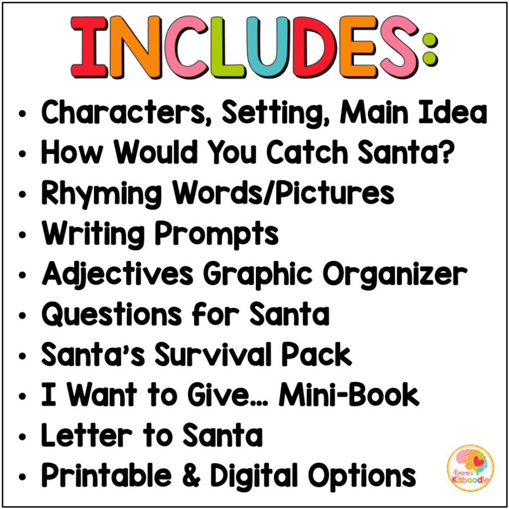 How to Catch Santa by Jean Reagan Activities | Made By Teachers