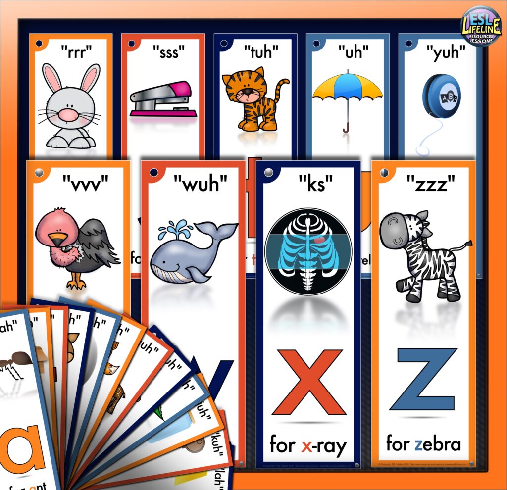 Identify Letters of the Alphabet by Sounds - Flash Cards for ...