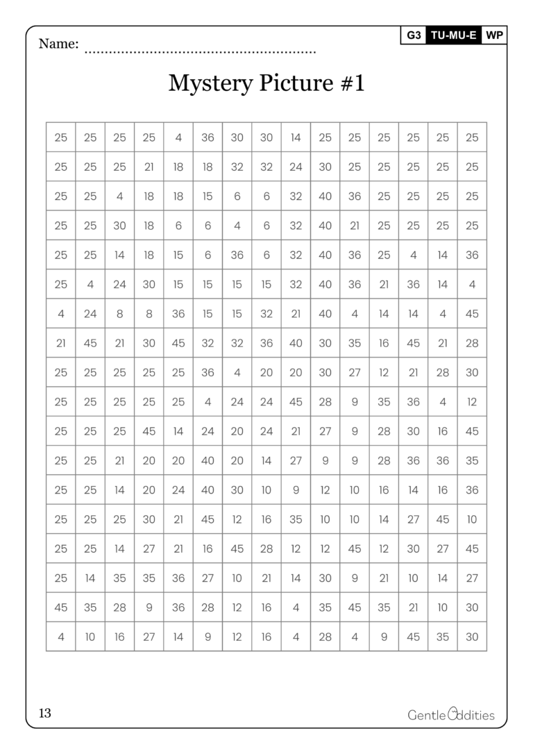 Thanksgiving Math Mystery Pictures Grade 3: Addition Subtraction ...