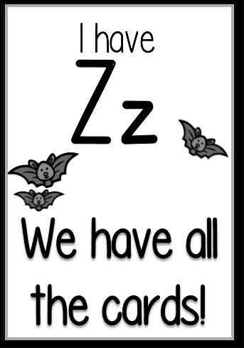 I Have Who Has Halloween Alphabet Game Kindergarten | Made By Teachers