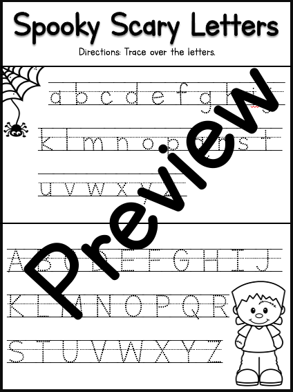 NO PREP Alphabet, Number, Sight Word, Sentence Tracing Center ...