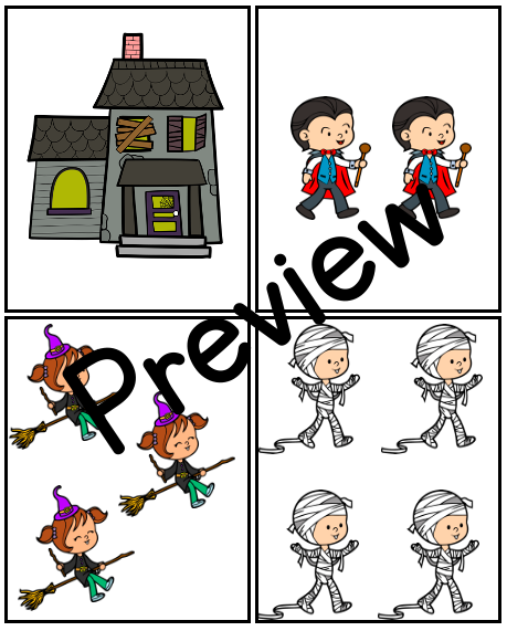 Halloween Count Around the Room Math Center! | Made By Teachers