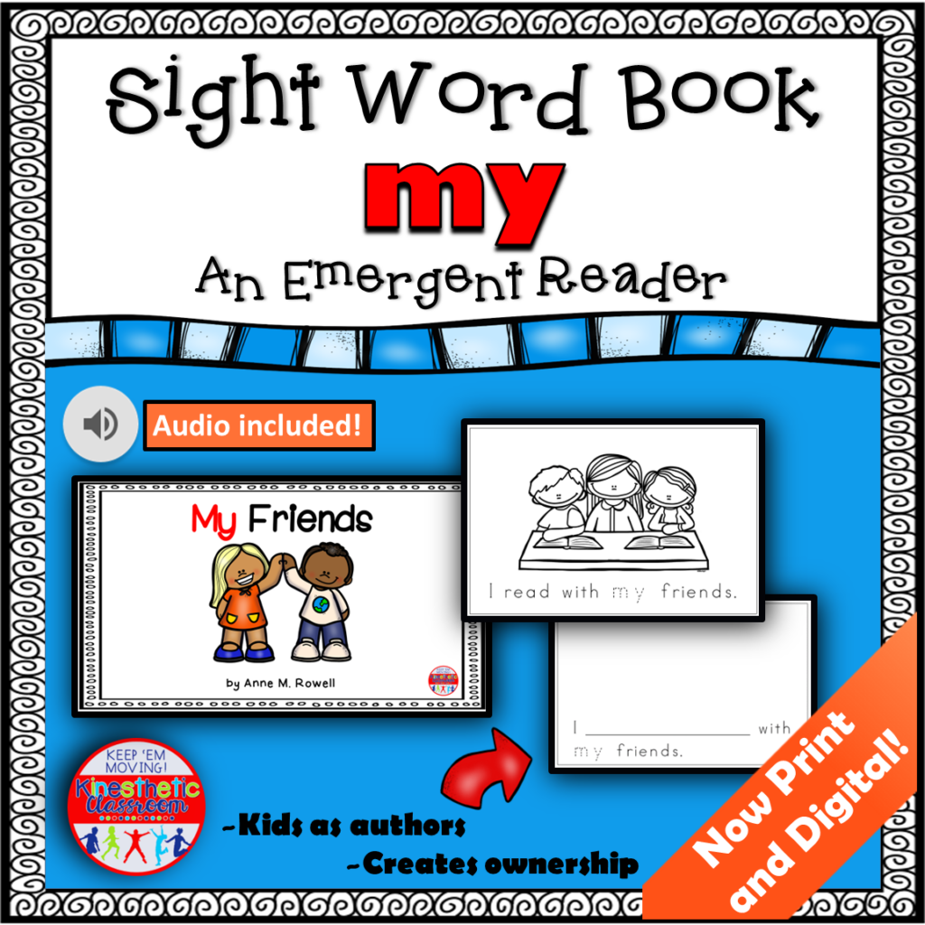 Sight Word Practice Book for the High Frequency Word MY Print and ...