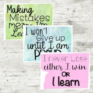 Growth Mindset Positive Sayings Bulletin Board Display - Made By Teachers