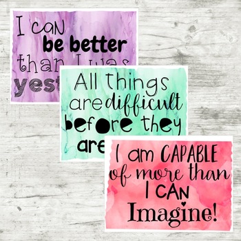 Growth Mindset Positive Sayings Bulletin Board Display - Made By Teachers