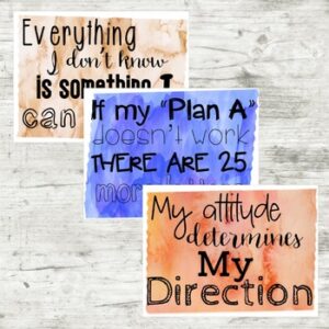 Growth Mindset Positive Sayings Bulletin Board Display | Made By Teachers