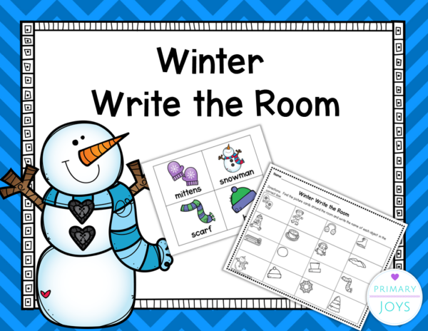 Winter Write the Room - Made By Teachers