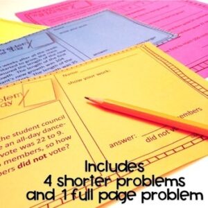 Problem of the Day Paper and Digital Use | Made By Teachers