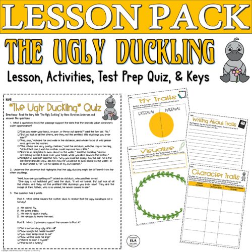 Fairy Tale Reading Comprehension Questions The Ugly Duckling Quiz ...
