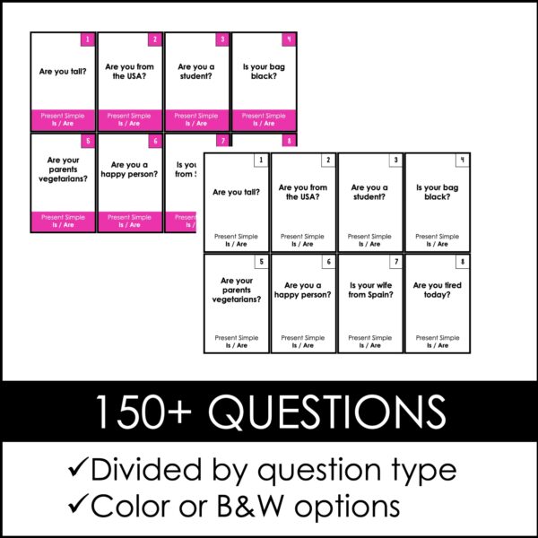 ESL Conversation Cards - Present Simple | Made By Teachers