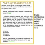 Fairy Tale Reading Comprehension Distance Learning The Ugly Duckling ...