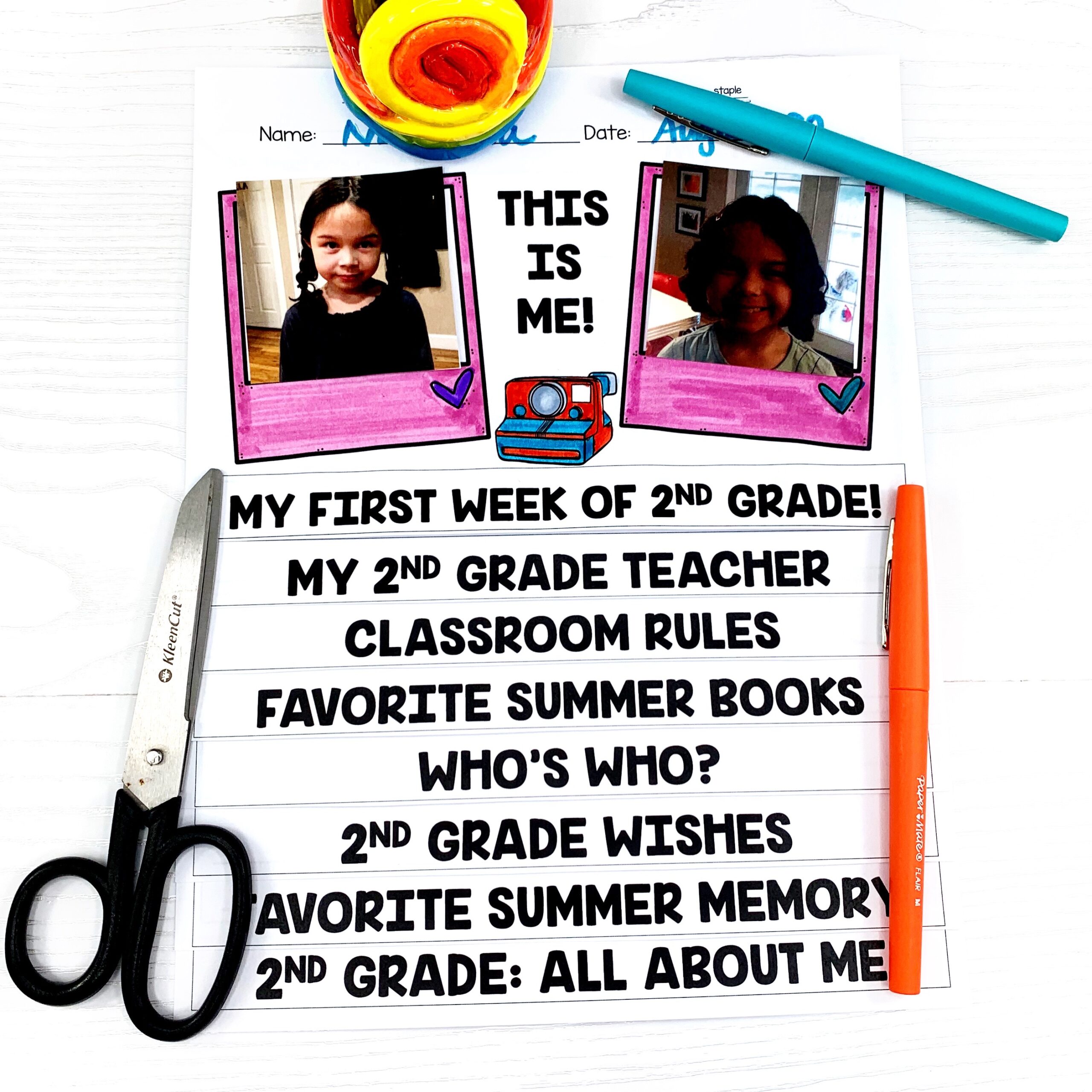 Back to School Activities for 2nd grade: First Week of School | Made By ...