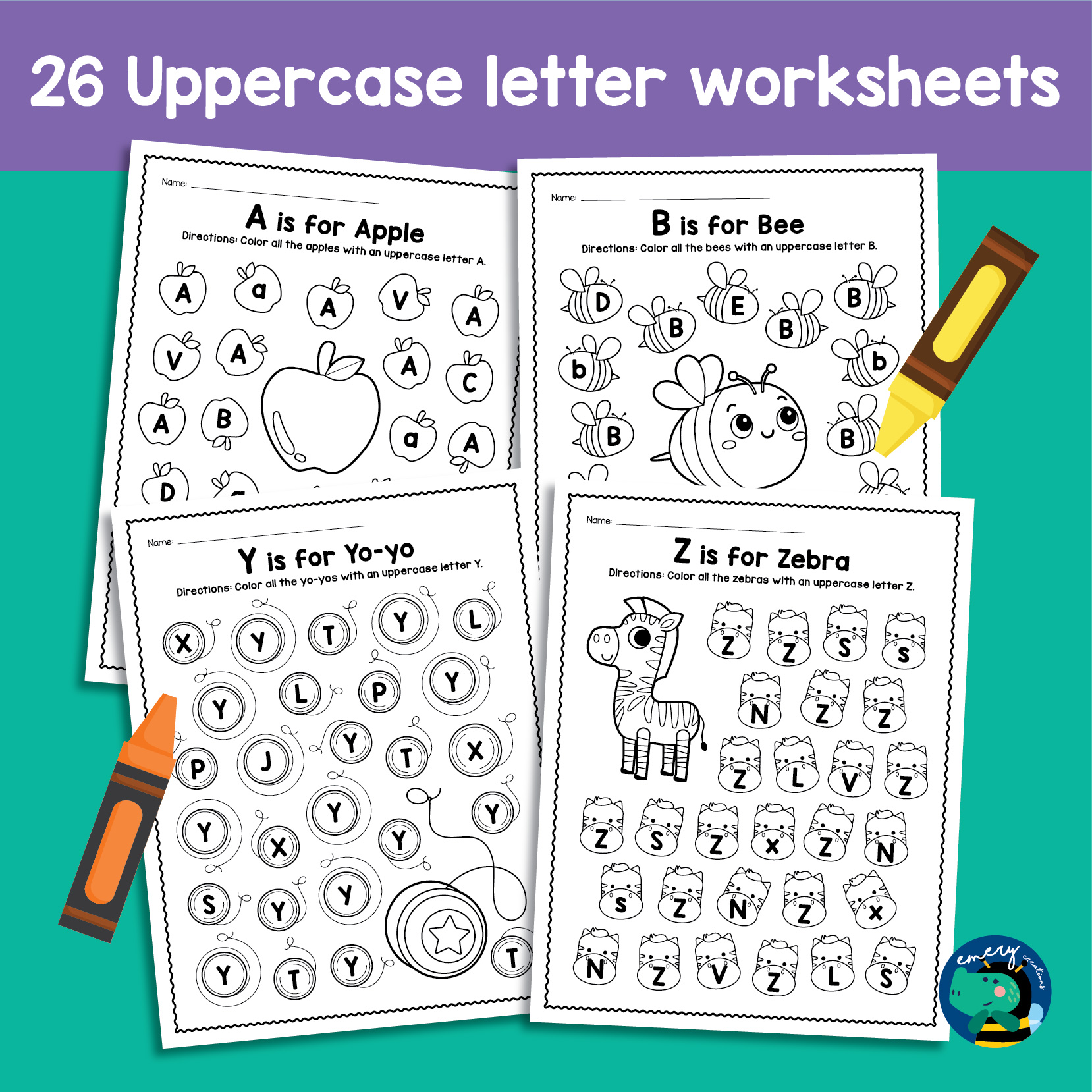 Find the Letter: Alphabet Recognition Worksheets | Made By Teachers