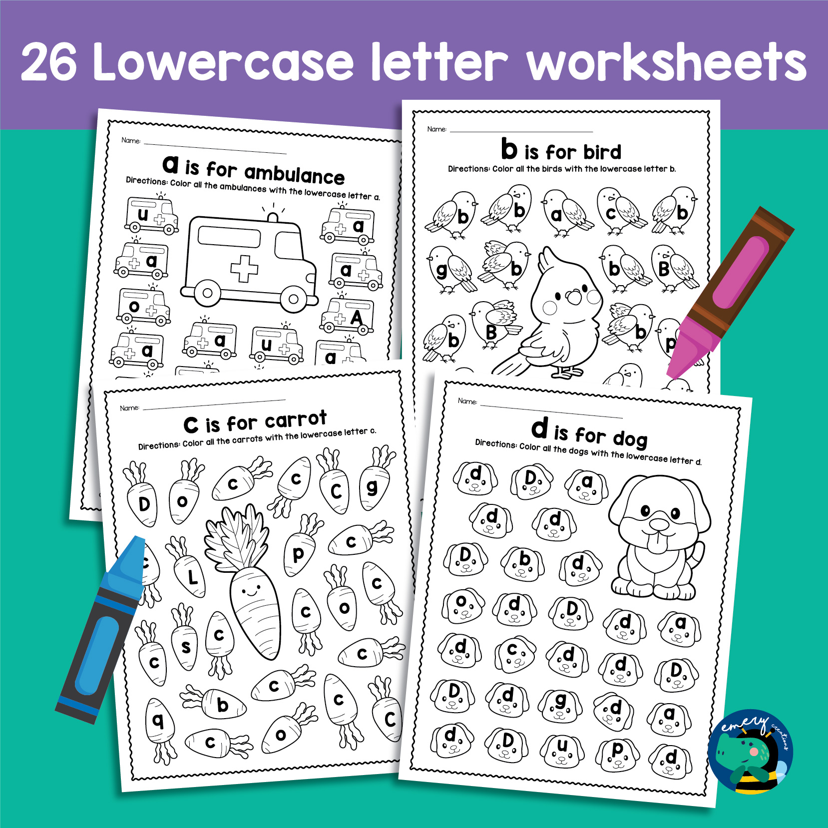 Find the Letter: Alphabet Recognition Worksheets | Made By Teachers