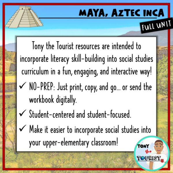 Mesoamerica Unit: Maya, Aztec, Inca- Readings, Lapbook, PowerPoint ...